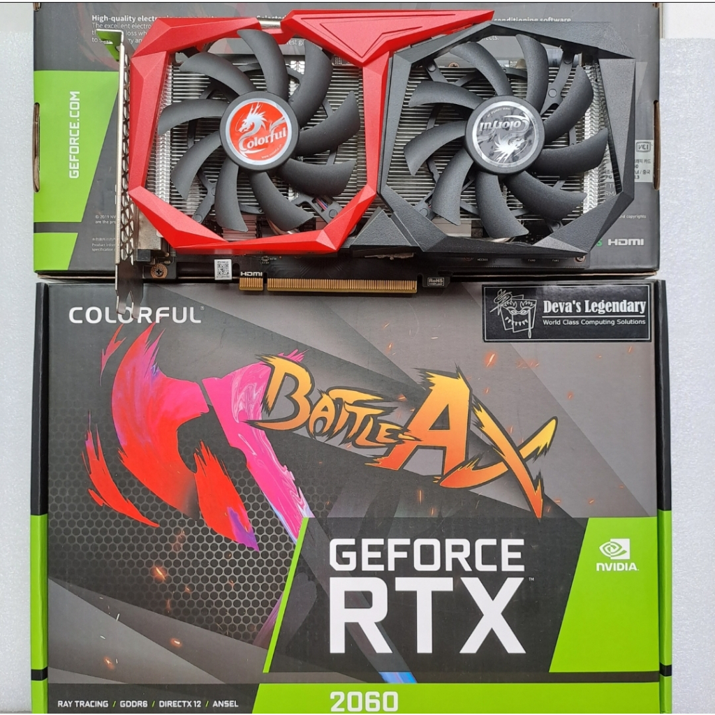 COLOFUL GEFORCE RTX 2060 NB V2-V มือสองประกันDeva’s Legendary ศูนย์ไทย ...