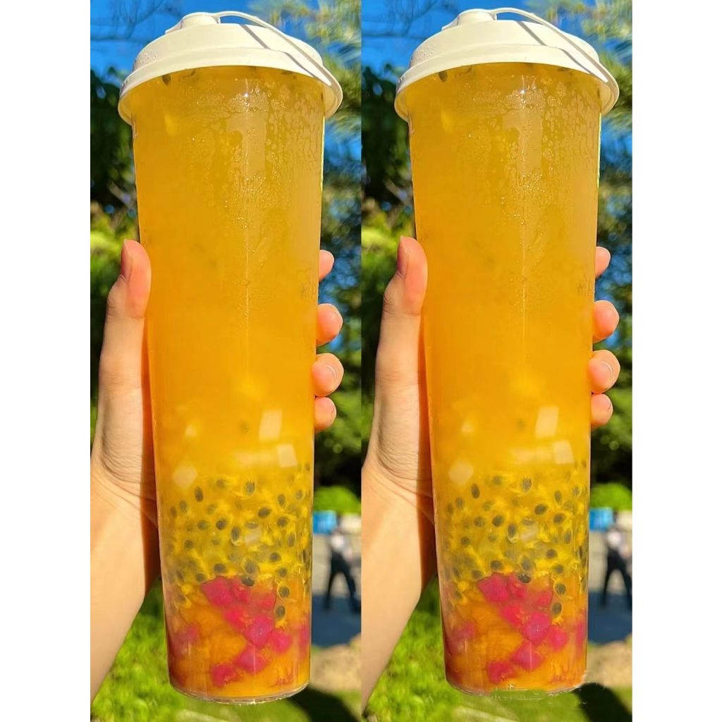 TC CUP เเก้วPPแข็ง 【1ใบ】ยีราฟท์ 1000ML พร้อมฝาปาก90 | Shopee Thailand