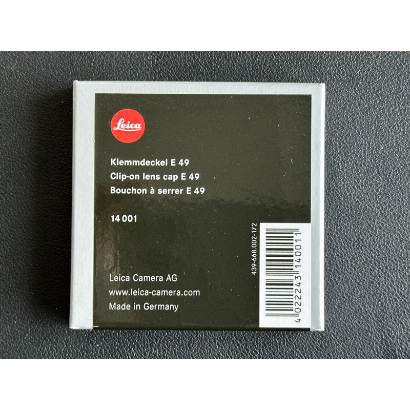 Leica lens cap ฝาปิดเลนส์ไลก้าของแท้ | Shopee Thailand