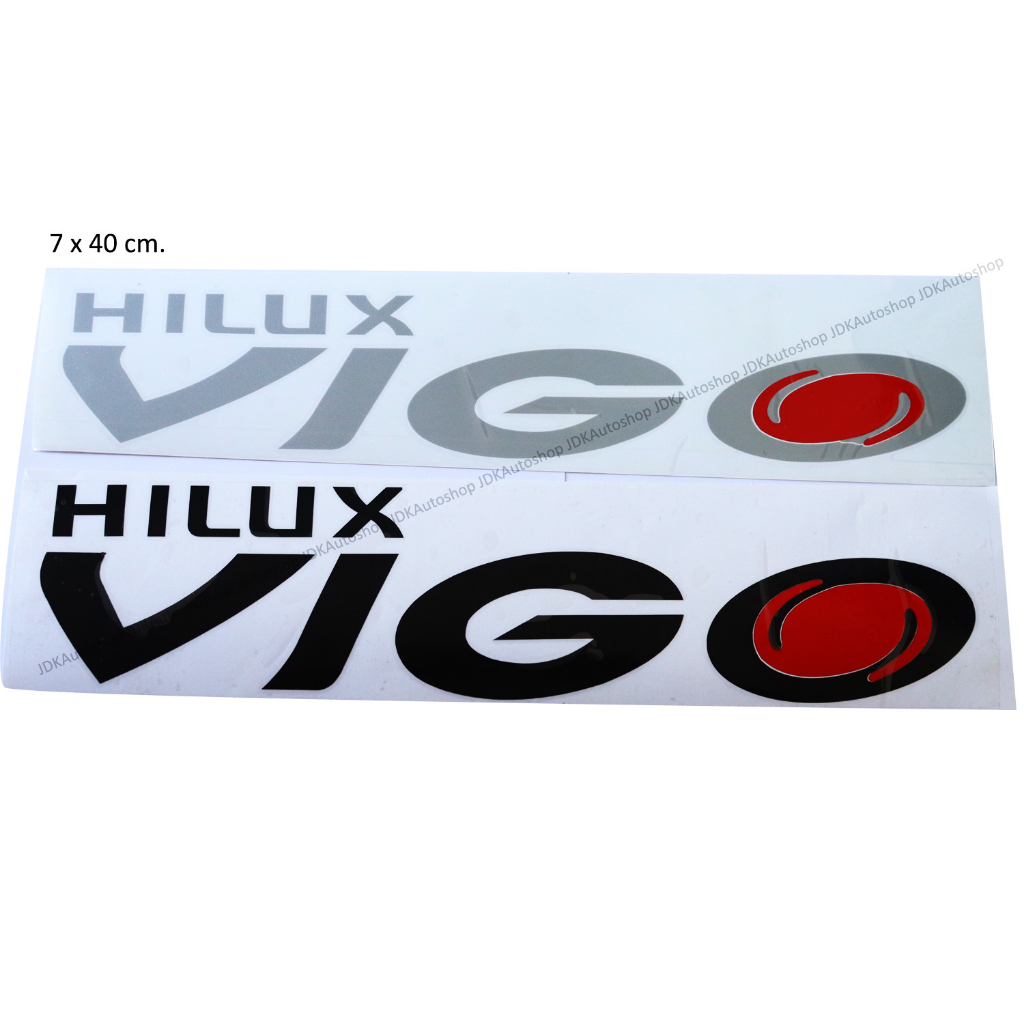 Sticker สติ๊กเกอร์ ไวนิล กันน้ำ สำหรับ TOYOTA VIGO โตโยต้า วีโก้ ...