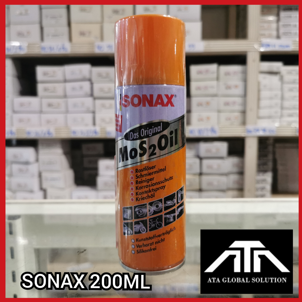 น้ำมันอเนกประสงค์ SONAX 200 ML MoS2 Oil มีคุณสมบัติครบถ้วน เพียงกระป๋องเดียวใช้ได้สารพัดประโยชน์ ...