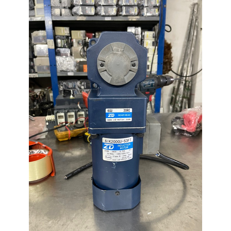 มอเตอร์เกียร? ZD induction motor 1:20 200W 380V 🔥🔥🔥มือ2🔥🔥🔥 | Shopee ...