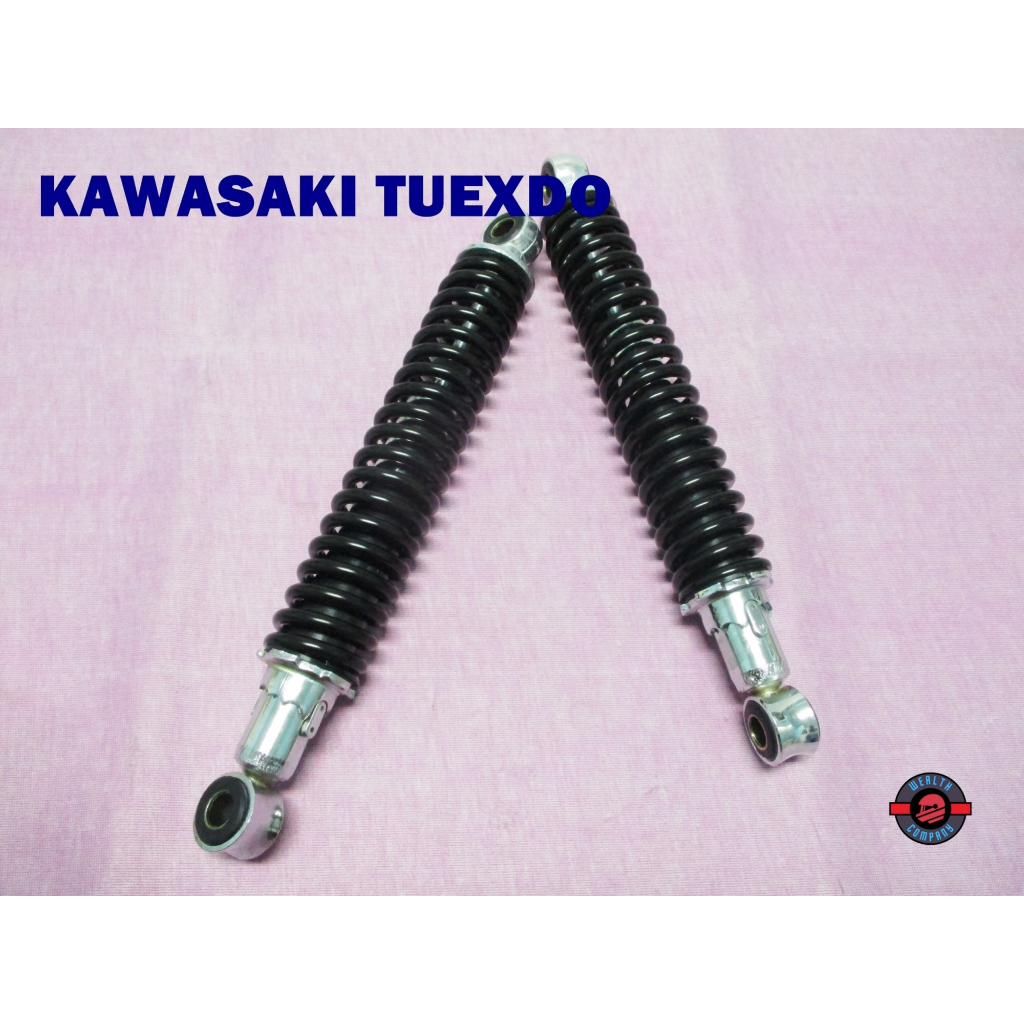 โช๊คหลัง "สปริงสีดำ" KAWASAKI TUXEDO # Rear Shock Set "Spring Black) (L ...