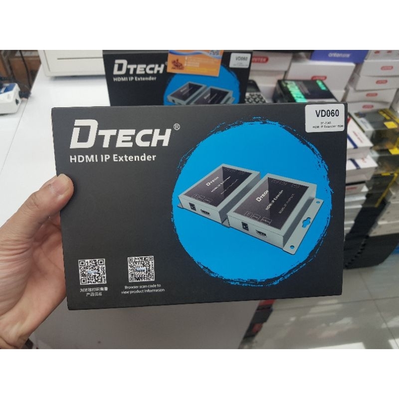 DTECH HDMI IP Extender 150M CONVERTER DT-7043 #ออกใบกำกับภาษีได้ VD060 ...