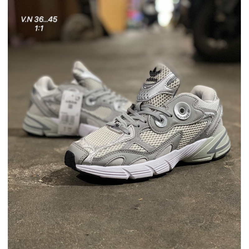 รองเท้าผ้าใบ Adidos Astir Grey รุ่นมาแรง ใส่สบาย พร้อมกล่อง | Shopee ...