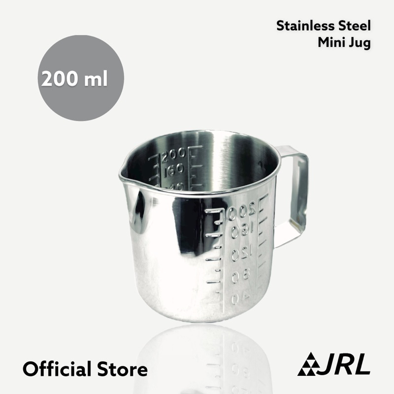 ถ้วยตวงสแตนเลส ถ้วยตวงกาแฟ 100 200 มล ขนาดจิ๋ว มีขีดบอกปริมาตร (มีฝาปิด) แก้วตวง | Shopee Thailand