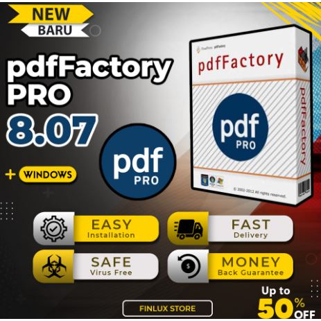 pdfFactory Pro 8.07 Latest 2022 Lifetime For Windows | Shopee Thailand