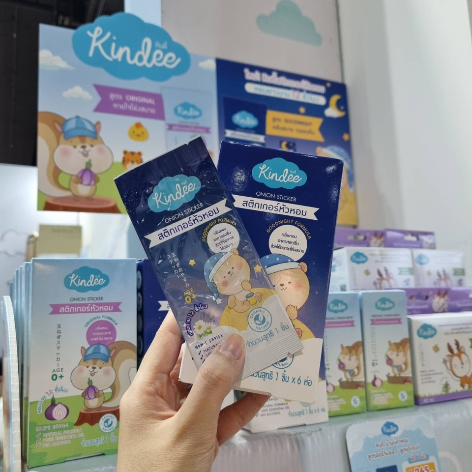 Kindee สติกเกอร์หัวหอม (6ห่อ/กล่อง) | Shopee Thailand