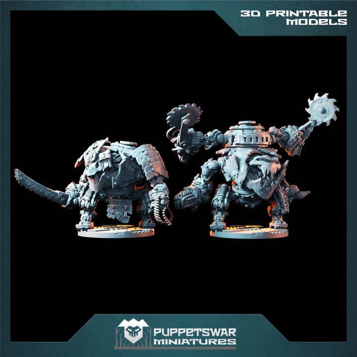 Tom Bushi Orc Walker - High quality and detailed 3d print miniature ...