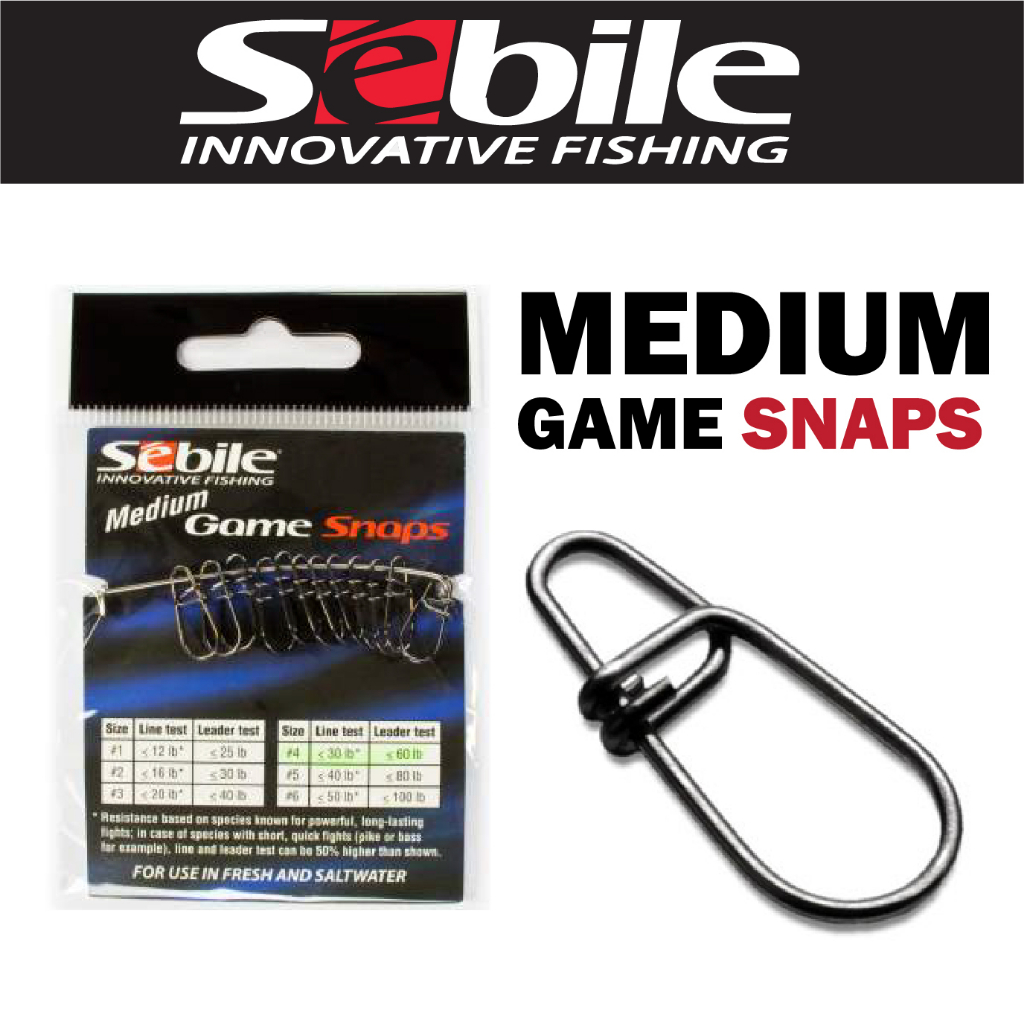 เบ็ด SEBILE MEDIUM GAME SNAPS | Shopee Thailand