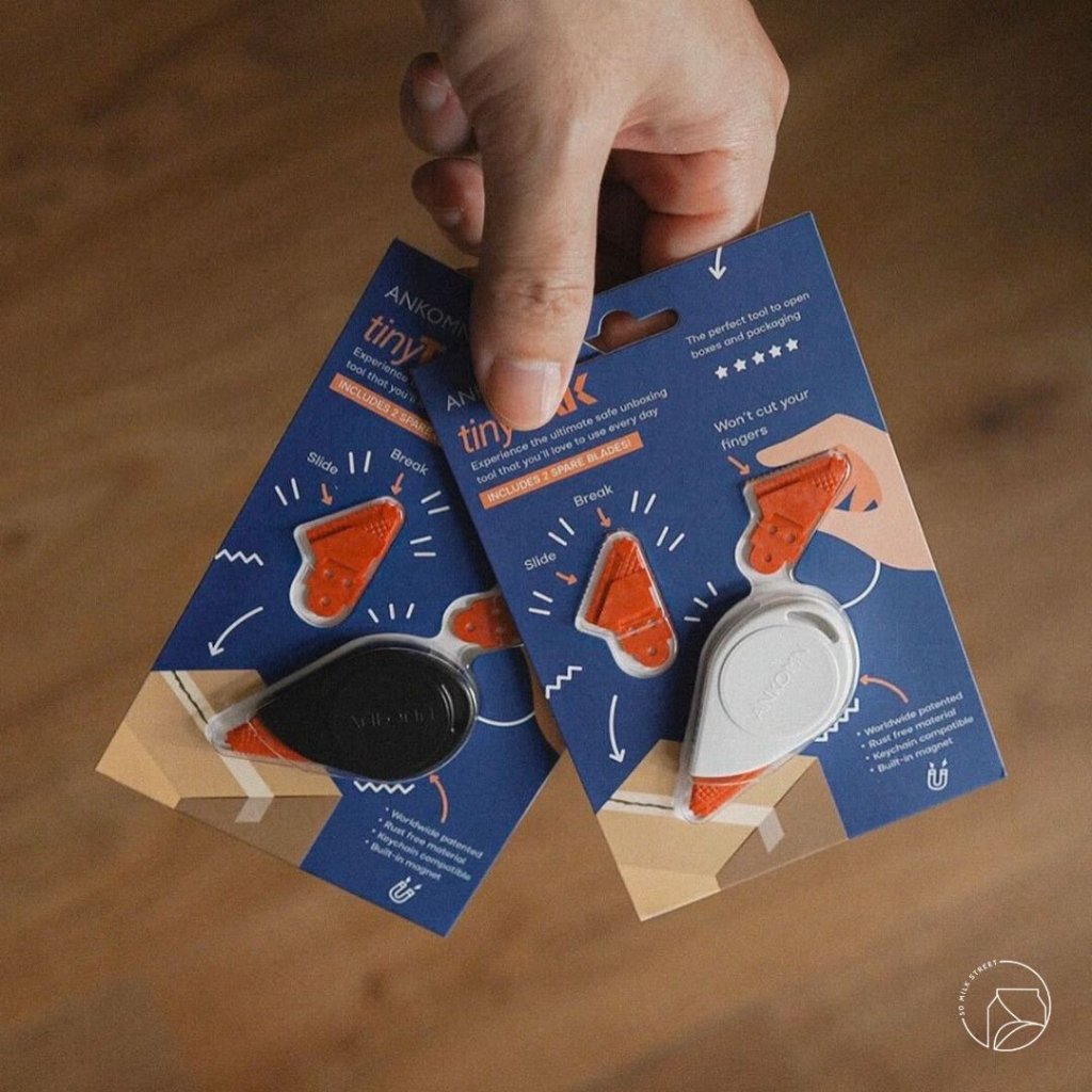 tinyTak Mini Safety Box Cutter คัตเตอร์ใบมีดพลาสติก ขนาดพกพา น้ำหนักเบา ...