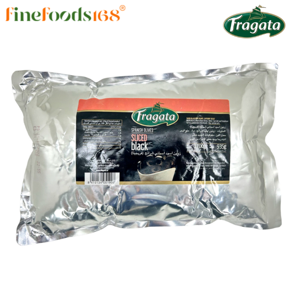 ฟรากาต้า มะกอกดำสไลด์ 1700 กรัม Fragata Sliced Spanish Black Olives 1700 g. | Shopee Thailand