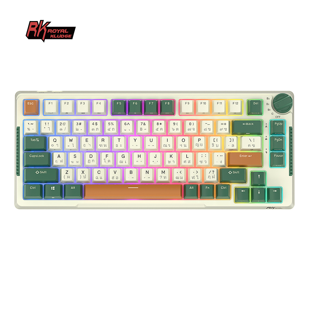 [โค้ดคุ้มลด 20%] RK H81 [รุ่นใหม่] RKH81 Royal Kludge RGB Hotswap คีย์ ...