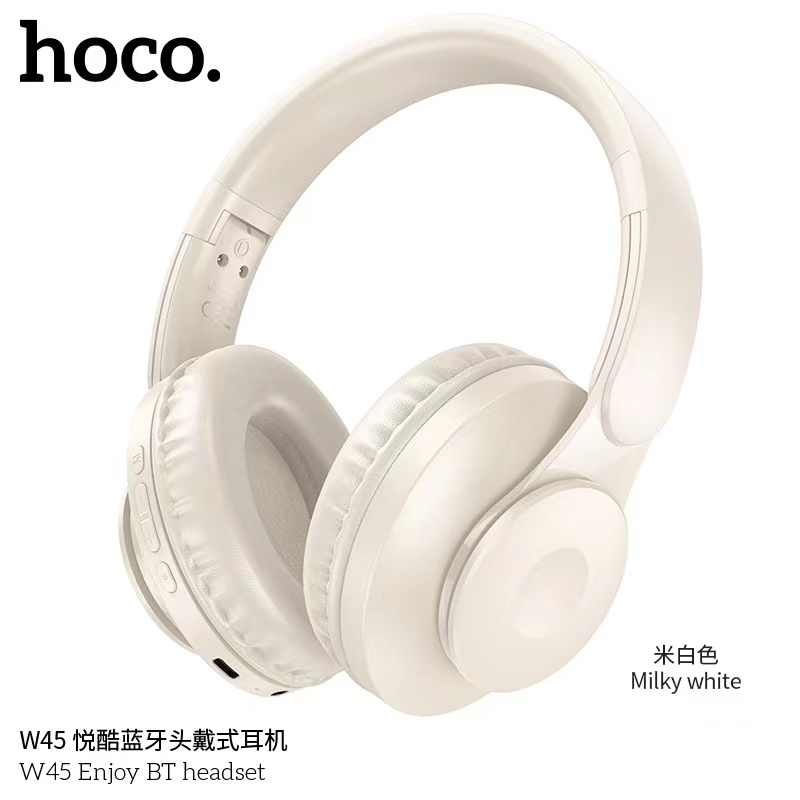 มาใหม่ ใช้ได้นาน46ชั่วโมง!!!!! Hoco หูฟังบลูทธไร้สาย W45 Wireless ...