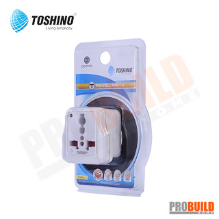 ปลั๊กแปลงขากลม มี Surge รุ่น DD-P4S Toshino | Shopee Thailand