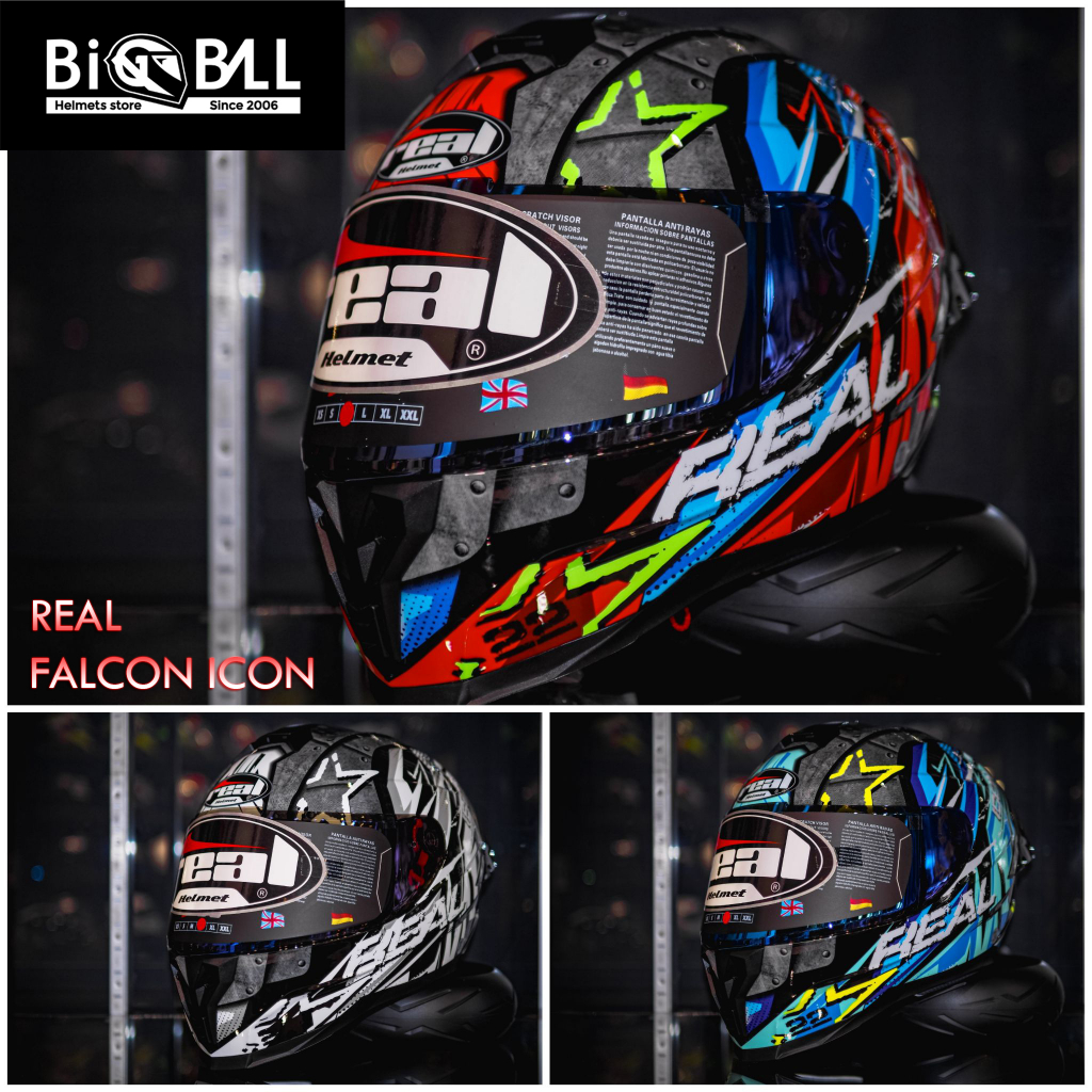 REAL FALCON ICON มีทั้งหมด 3 สี | Shopee Thailand