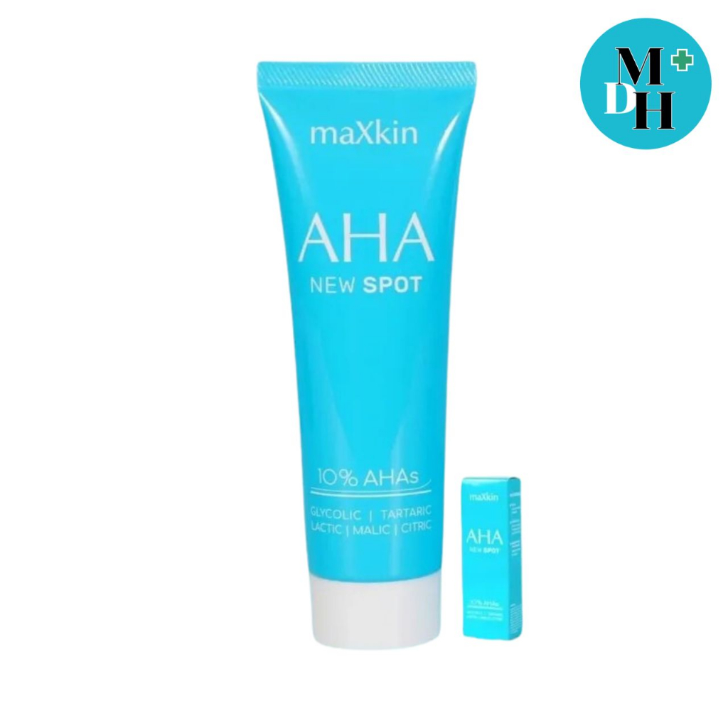 maXkin AHA New Spot แม็กสกิน เอเอชเอ นิว สปอต ครีม ลดฝ้า กระ จุดด่างดำ รอยแผลเป็น 20 G 21189 / ...