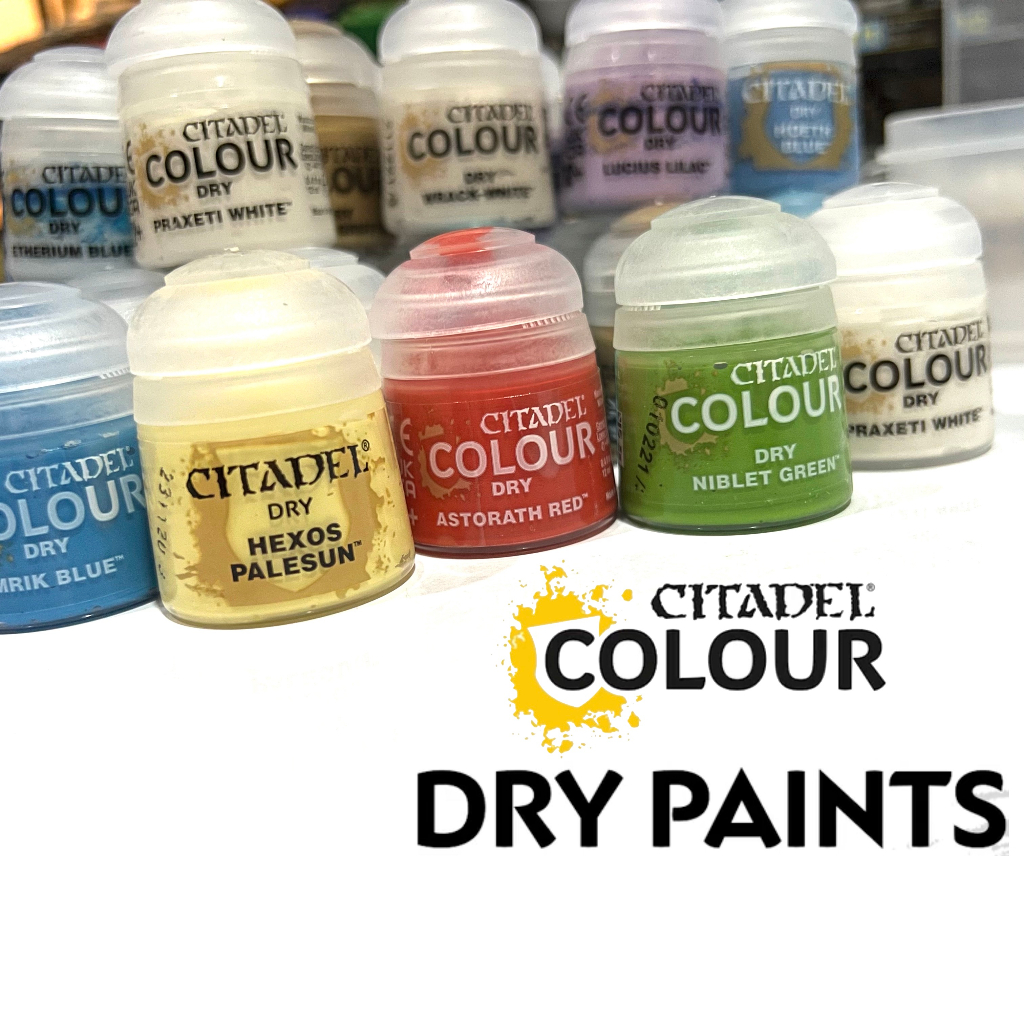 CITADEL COLOUR: DRY สีอะคริลิคสูตรน้ำ กลุ่มสีดรายบรัช สีปัดแห้ง ...