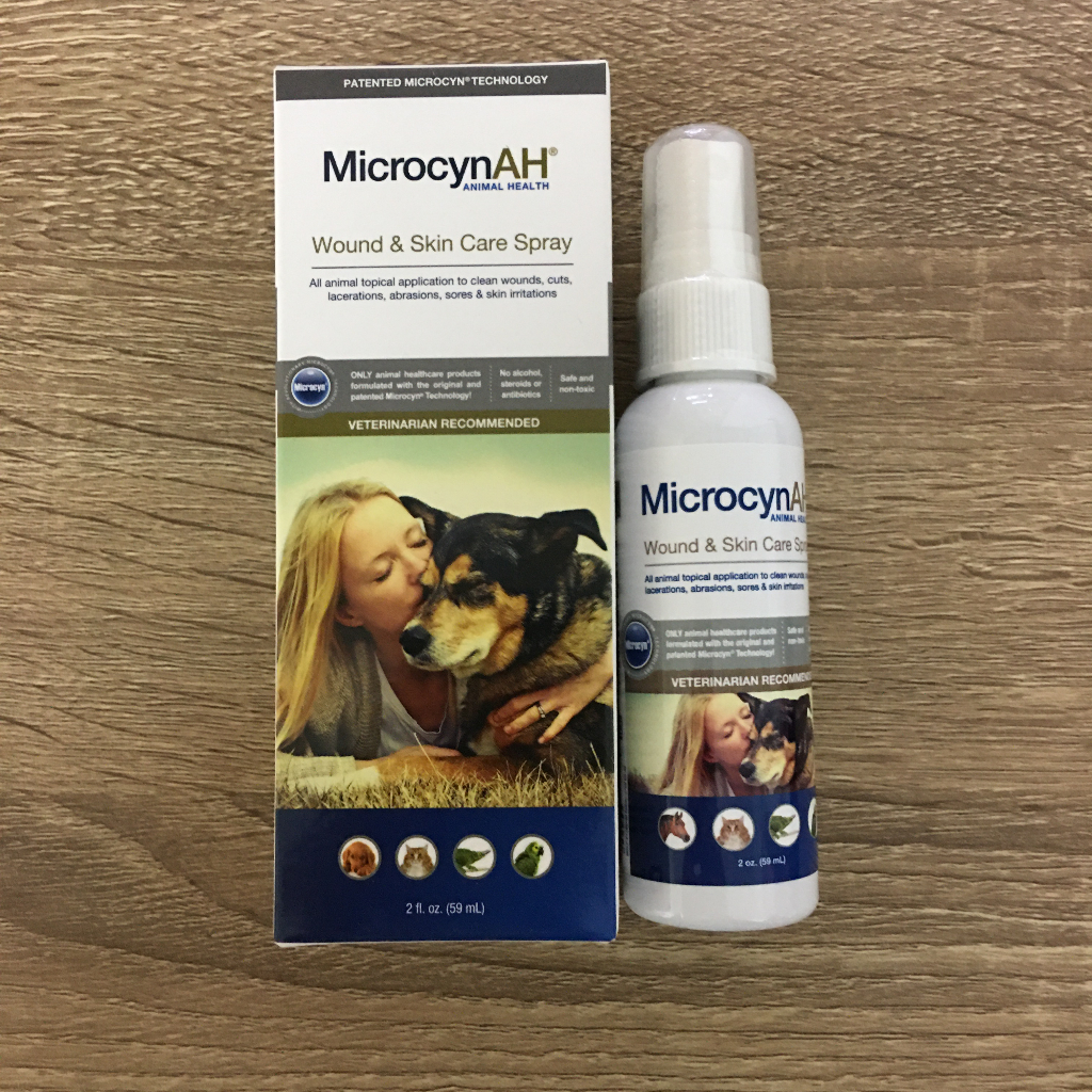 Microcyn AH Wound & Skin Care Spray 59 ml 1 กล่อง สเปรย์ฆ่าเชื้อ ลดการ ...