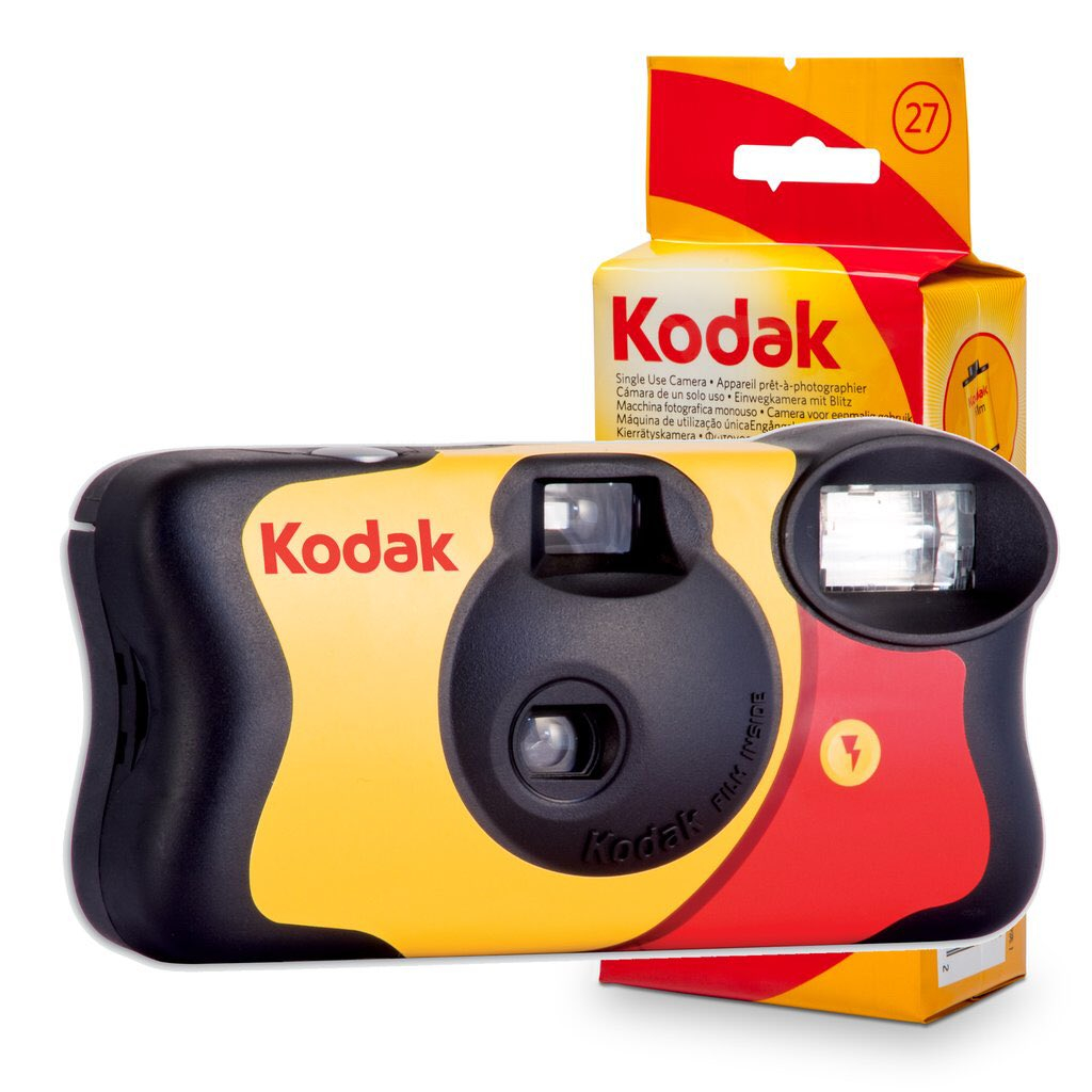 กล้องฟิล์มใช้แล้วทิ้ง Disposable Film Camera 35mm Kodak Fuji Ilford ...