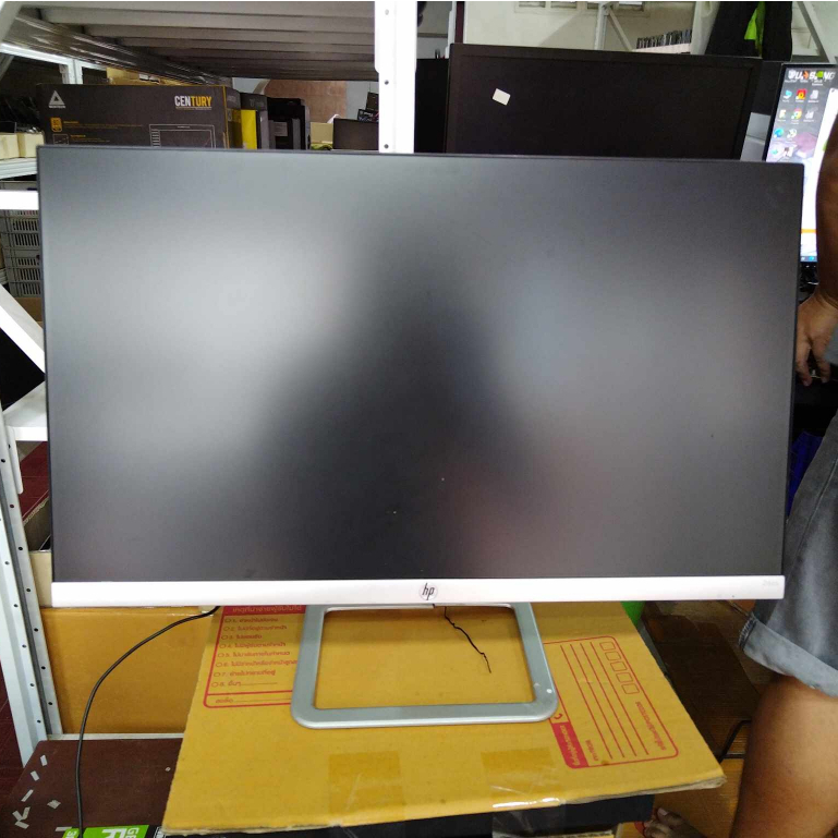 จอมอนิเตอร์ LED MONITOR HP 23.8" IPS 24ES 60HZ ขาจอมีลอยแตก แต่สามารถ ...