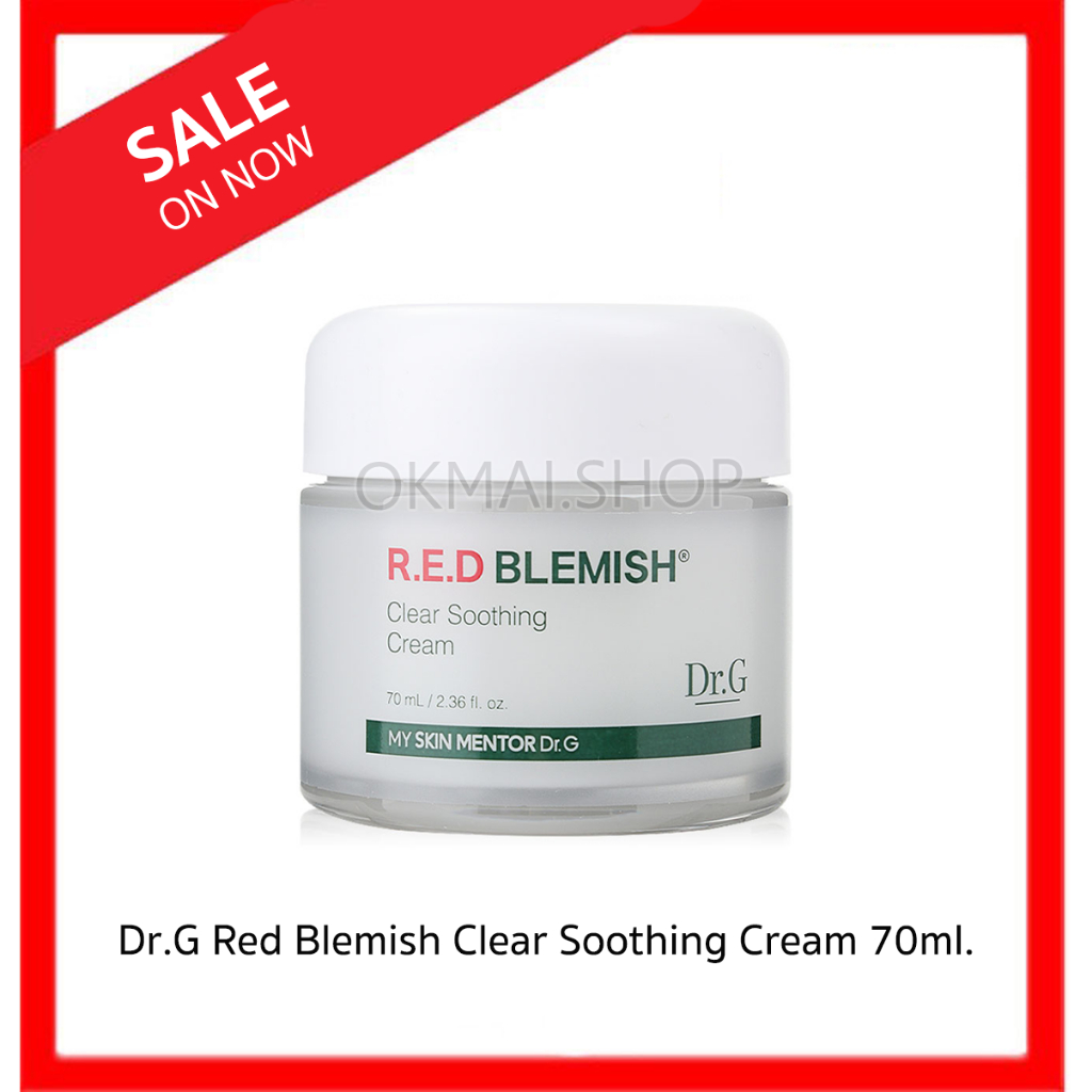 Dr.G Red Blemish Clear Soothing Cream 70ml. | Shopee Thailand