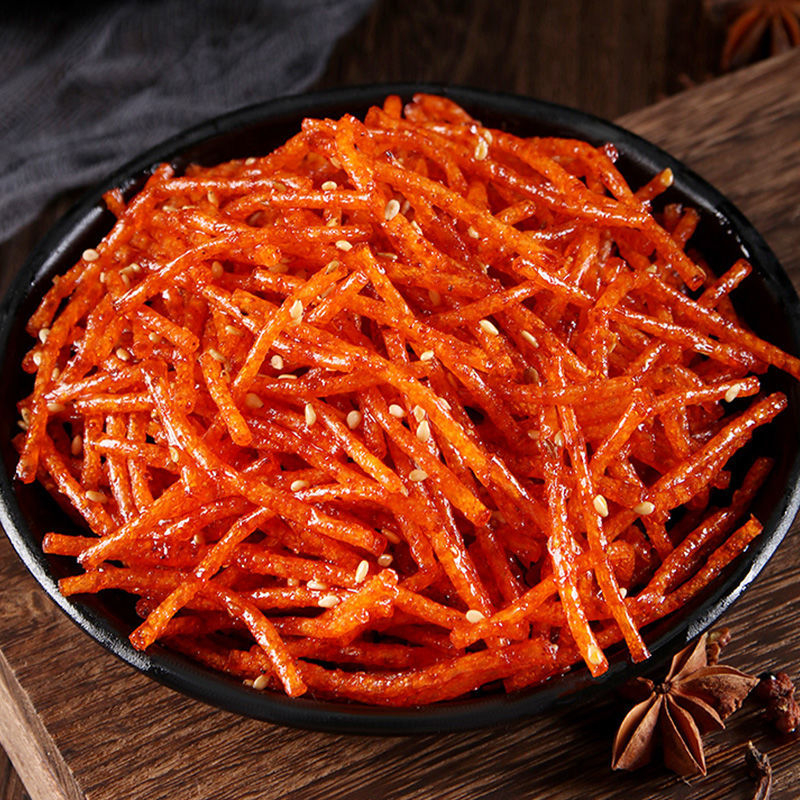 赛1手工辣条 ล่าเถียวมินิ หม่าล่าเต้าหู้เส้นเผ็ด อร่อยชาลิ้น เคี้ยวเพลิน SAI YI1 (เลขหน้าซองคือวันผลิต ...