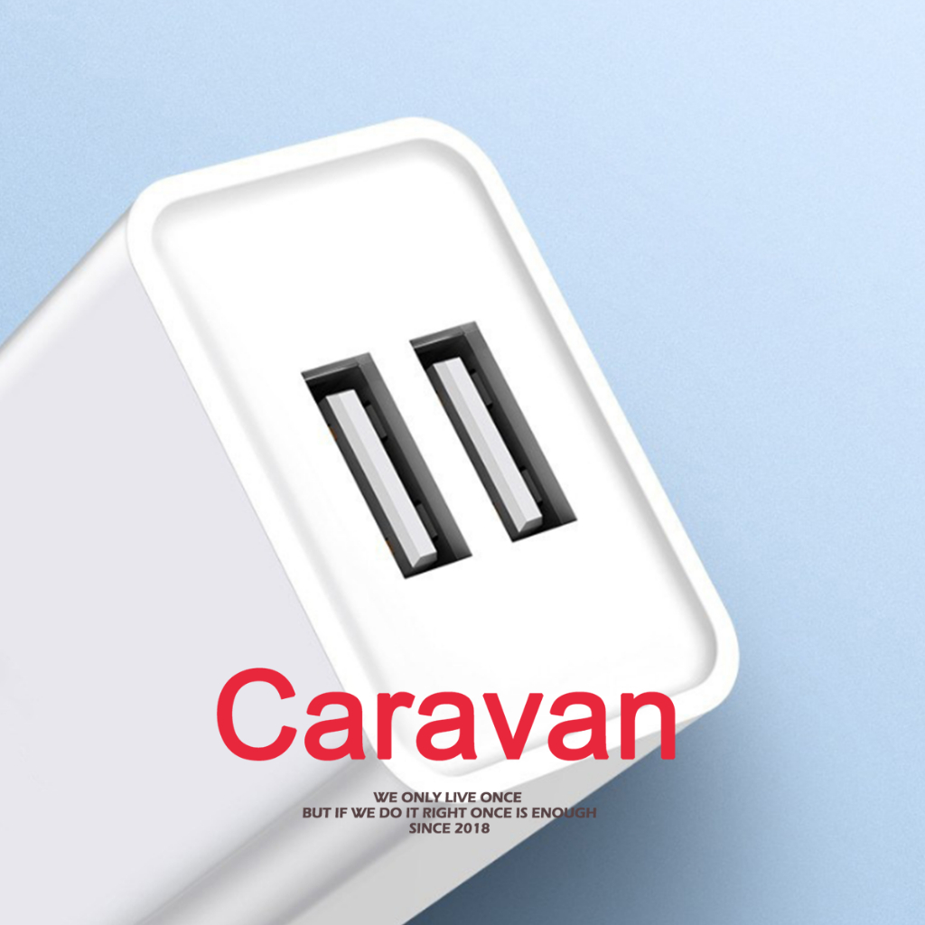 0# Caravan Crew หัวชาร์จเร็ว 2.4A (2 Ports) Fast Charging Adapter ...