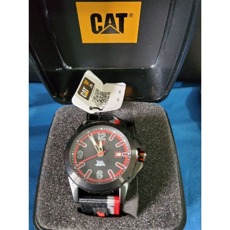 ⌚นาฬิกาCat Watches caterpillerแท้ผู้ชายตัวเรือนSTAINLESS STEEL BLACK ...