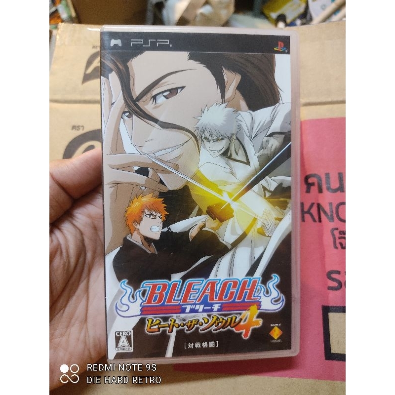 แผ่นแท้ Bleach: Heat the Soul 4 PSP สภาพดี ใช้งานได้ปกติ สินค้าดี ไม่มี ...