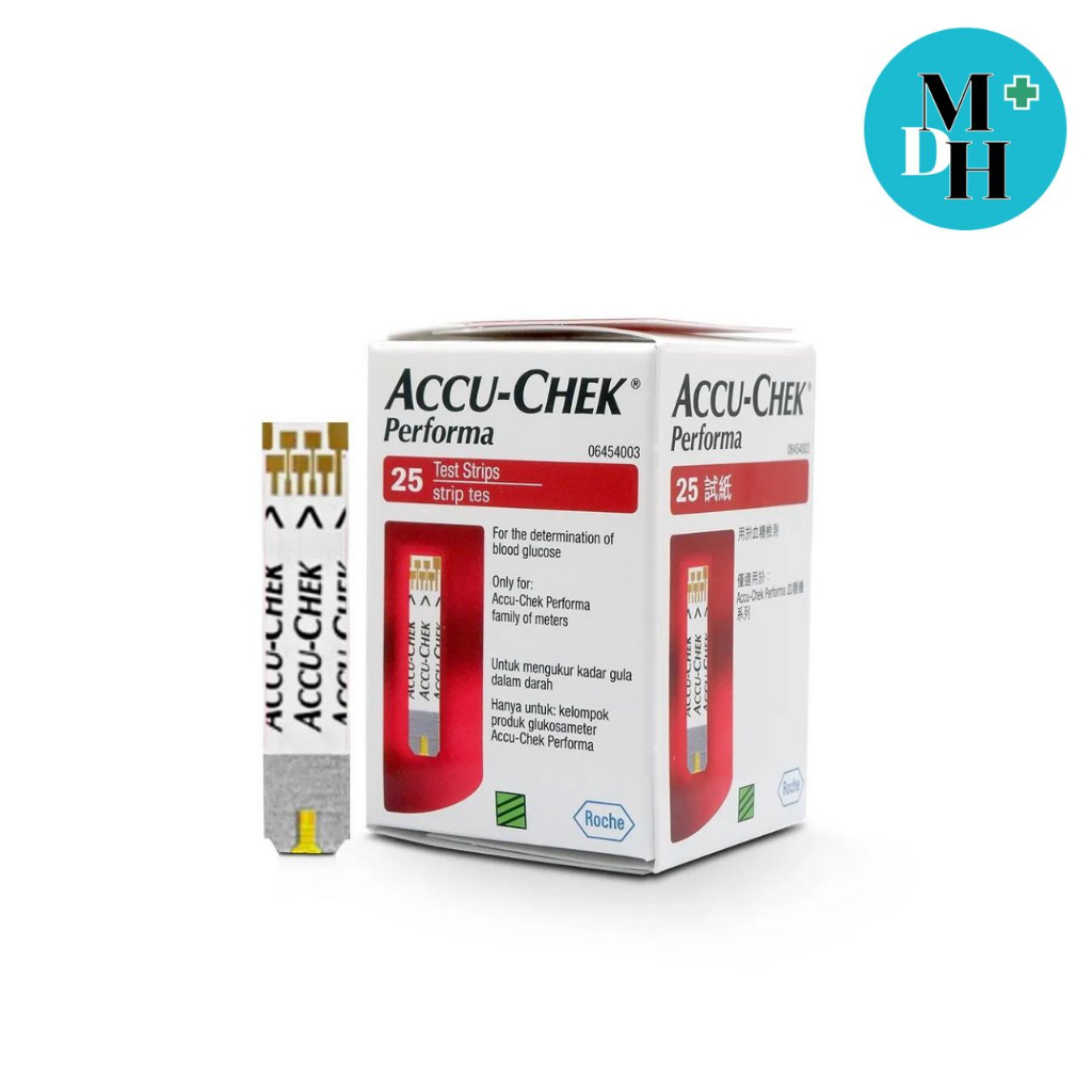 ACCU-CHEK Performa Strip 25 ชิ้น (10713) | Shopee Thailand
