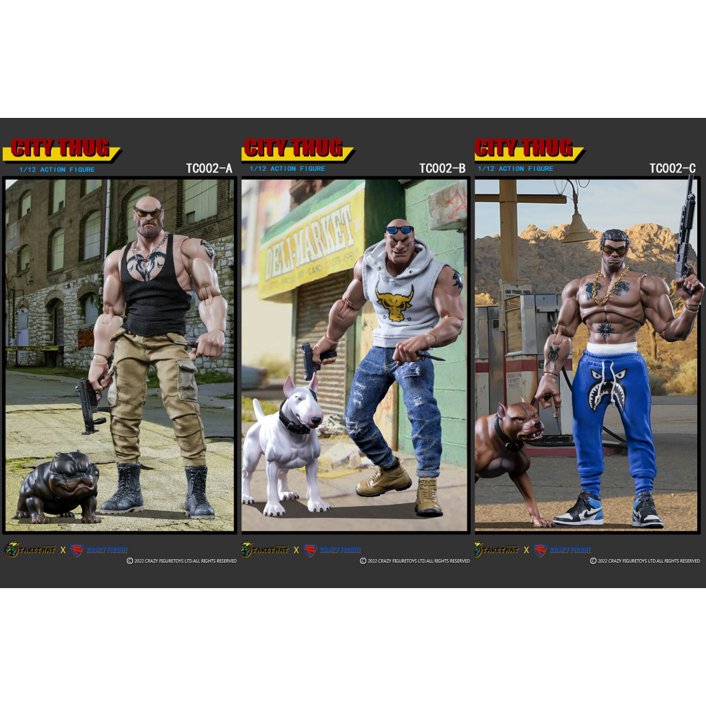 TAKETHAT X CRAZY FIGURE 1/12 : CITY THUG Action Figure มีให้เลือก3แบบ ... TAKETHAT X CRAZY FIGURE 1/12 : CITY THUG Action Figure มีให้เลือก3แบบ ...