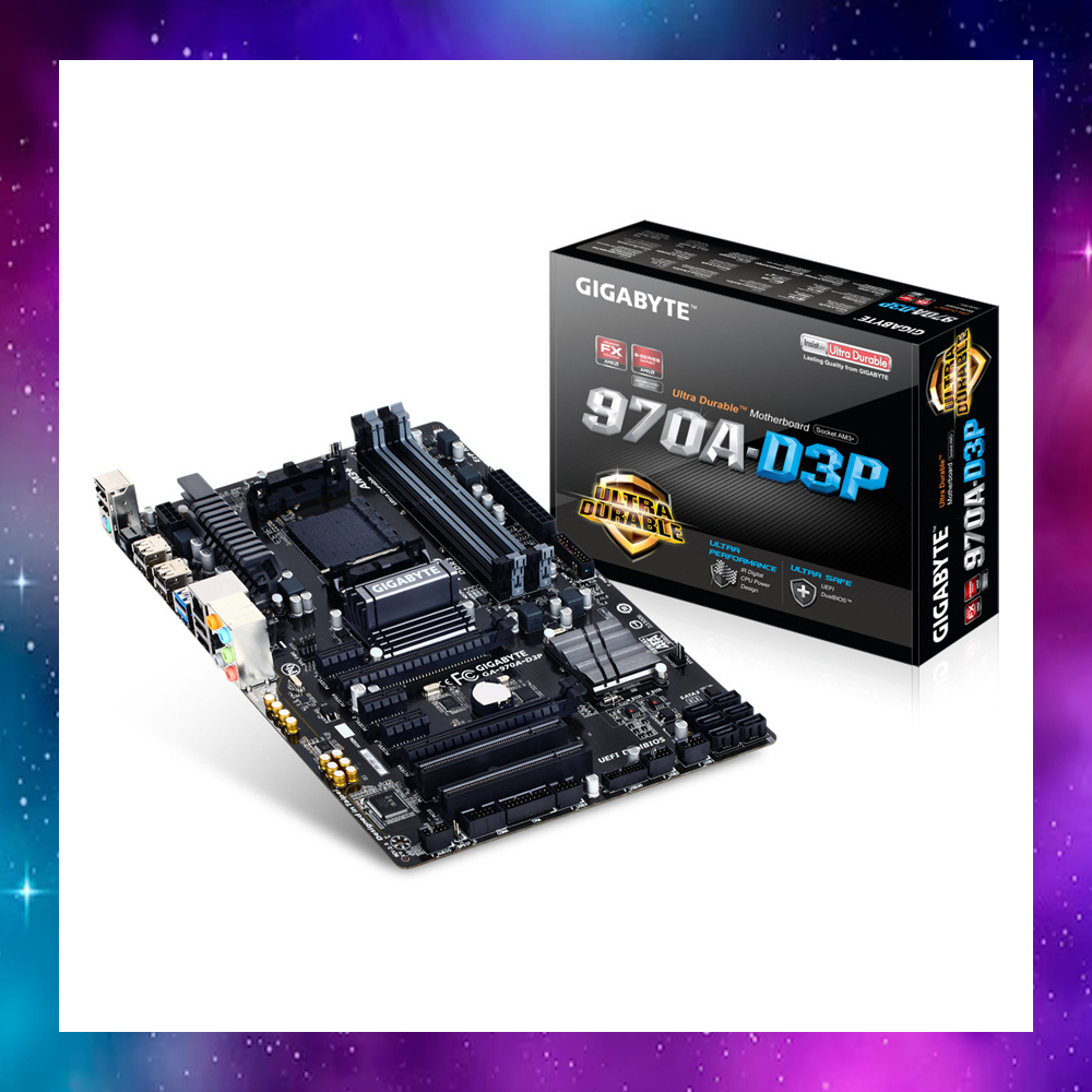 MAINBOARD (เมนบอร์ด) AM3+ GIGABYTE 970A-D3P ใช้งานปกติ | Shopee Thailand
