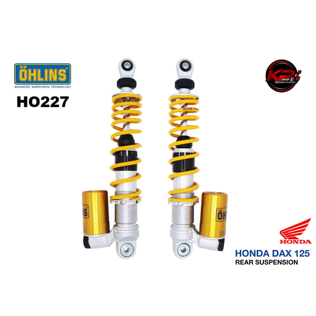 โช๊คหลัง OHLINS HO 227 FOR HONDA DAX125 (OHLINS รับประกัน 2 ปี ...
