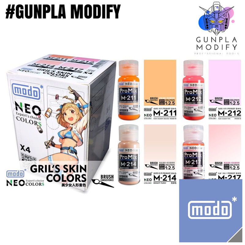 MODO C227 NEO COLOR Girl’s Skin Color Set ชุดสีผิวหนังการ์ตูนอนิเมะ ...