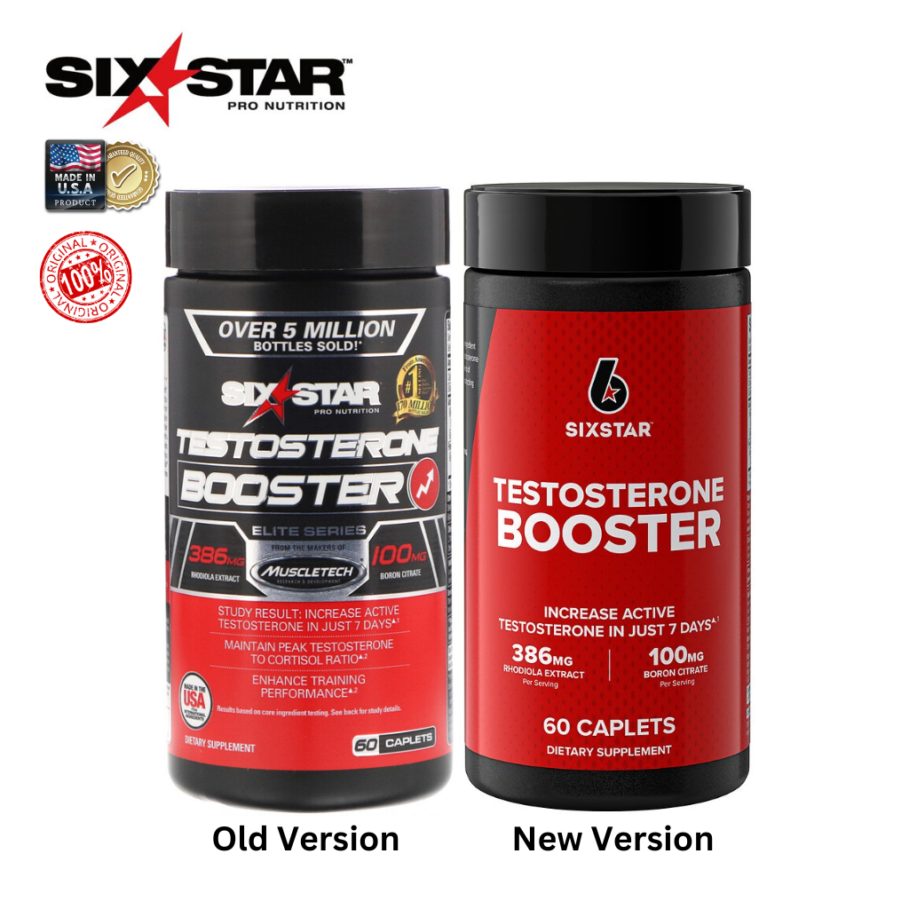 [พร้อมส่ง] Six Star เทสโทสเตอร์โรน Testosterone Booster (60 เม็ด ...
