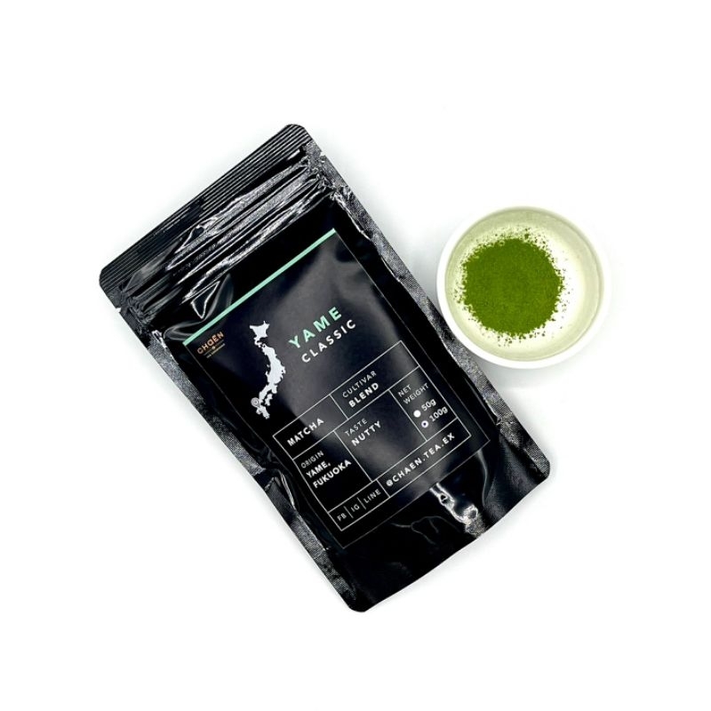 Yame Matcha Classic 100g ชาเขียวมัทฉะคลาสสิค เมือง ยาเมะ จังหวัด ฟูกุโอ ...