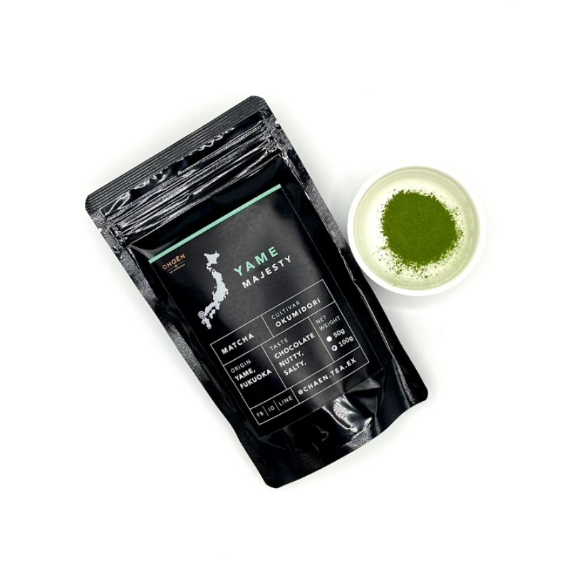 Yame Matcha Majesty 100g : single cultivar Okumidori มัทฉะจากเมืองยาเมะ ...