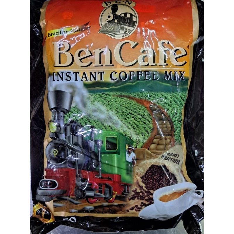 กาแฟรถไฟ Ben Cafe 3in1 ขนาด 1000 กรัม จำนวน 50 ซอง จาก กินจริงกินจัง | Shopee Thailand