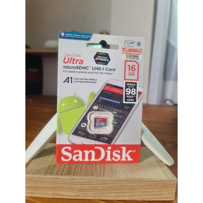 Sandisk Ultra MicroSDHC 16GB class 10 A1 | Shopee Thailand