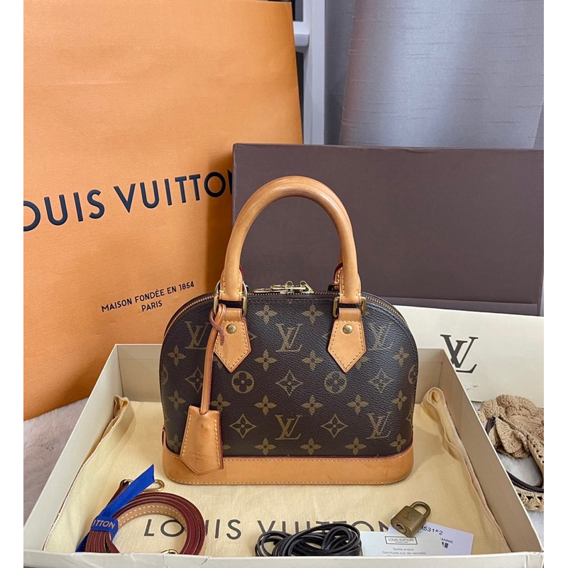Used Lv Alma bb monogram Dc14 | Shopee Thailand