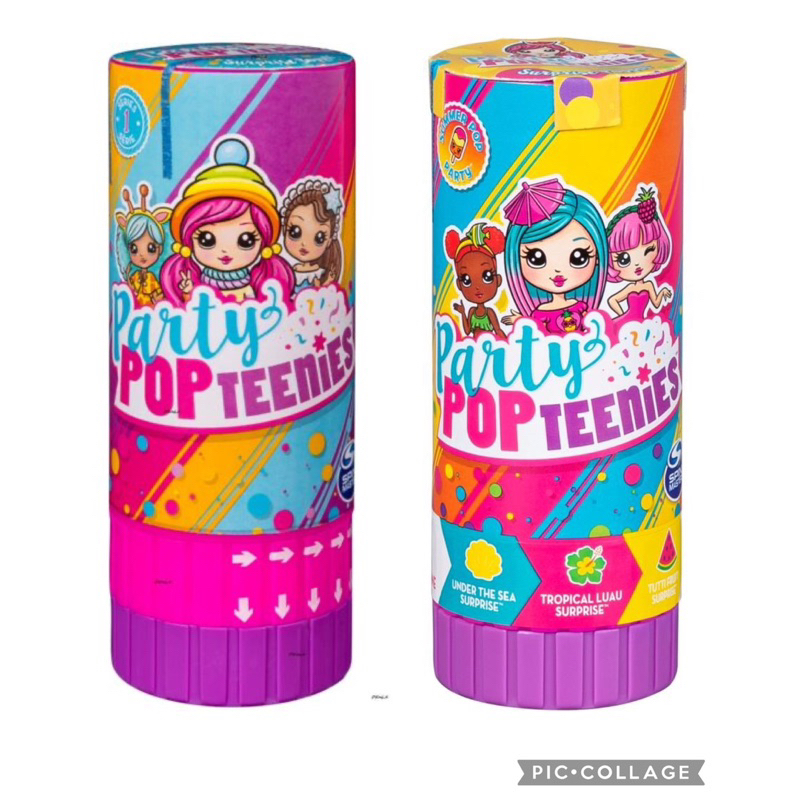 Party Popteenies Pop Teenies Surprise Poppers with 1 Doll and ...