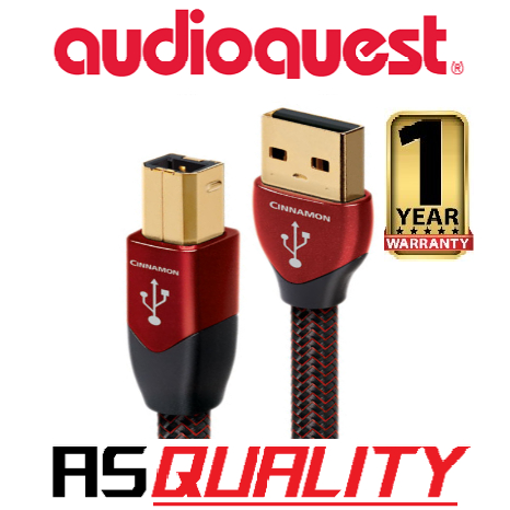 AUDIOQUEST : USB CINNAMON (USB A TO USB B) | Shopee Thailand