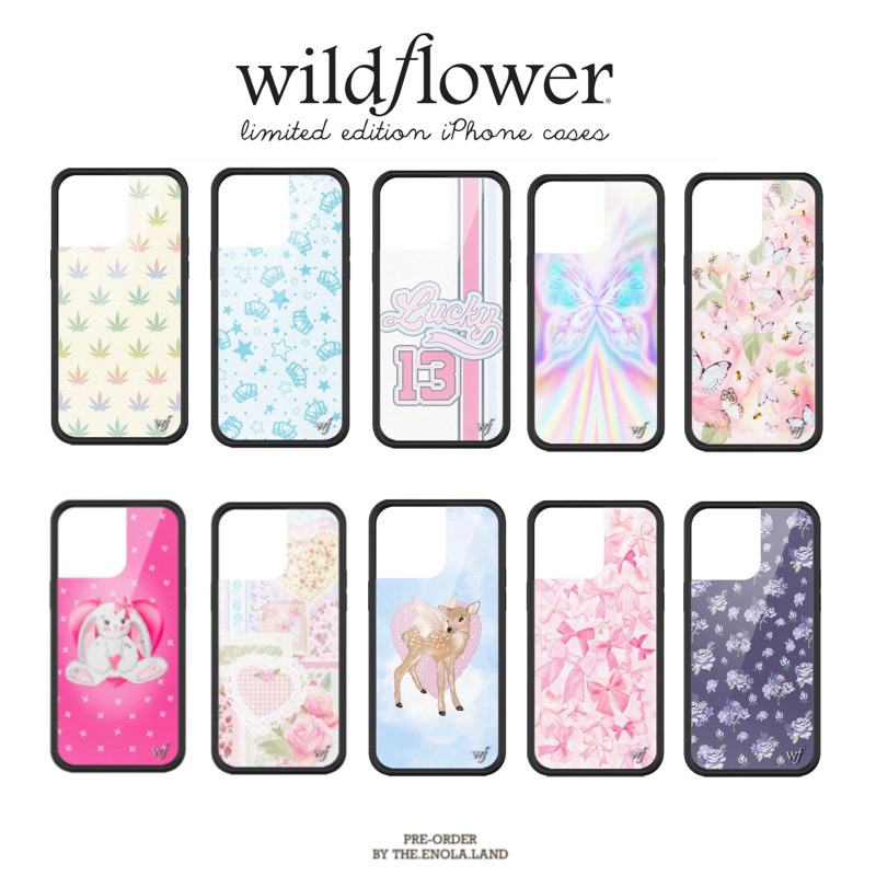 |PRE-ORDER| 🌼🌳 Wildflower cases USA🇺🇸🎄แจกส่วนลดทางแชทค้าบ☺️🫶🏻 | Shopee ...
