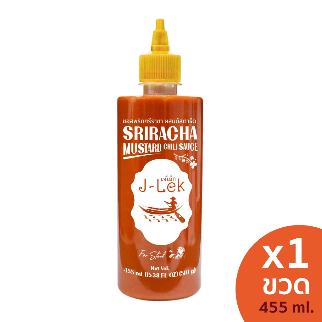 J-Lek (เจ๊เล็ก) ซอสพริกศรีราชา ผสมมัสตาร์ด ขนาด 510 กรัม | Shopee Thailand