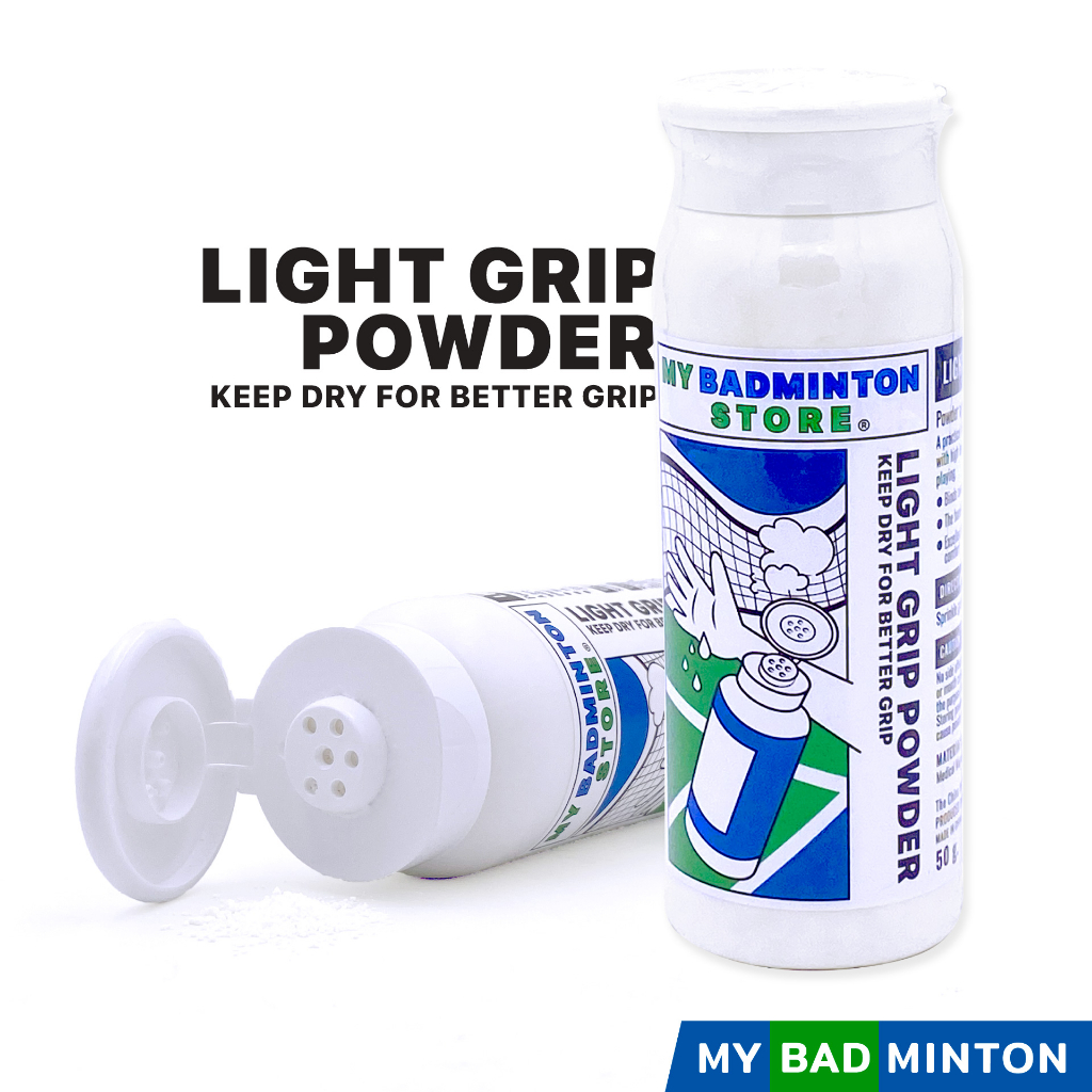 Grip Powder ผงแป้งระงับเหงื่อ สำหรับกริปผ้า แบดมินตัน ผงกันลื่น ลด ...