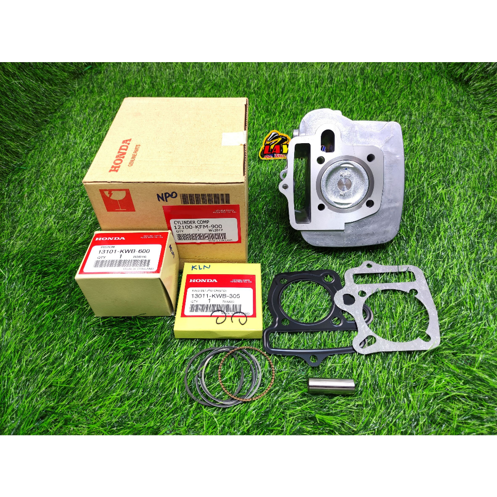 เสื้อสูบ ลูกสูบแหวนแท้ศูนย์ honda เสื้อสูบเกรดA โรงงาน เวฟ100s.เวฟ100 ...