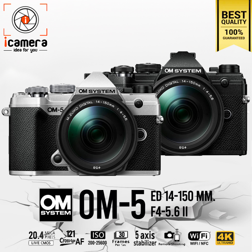 OM System Camera OM-5 Kit ED 14-150 mm. F4-5.6 II - รับประกันร้าน ...