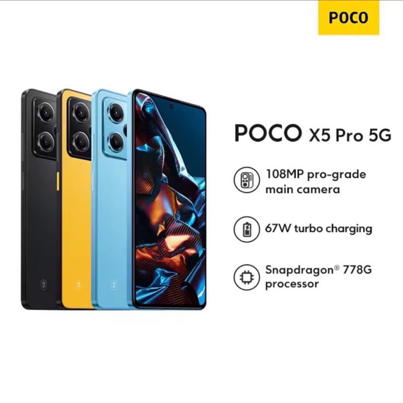 [Sale] Xiaomi Poco X5 | X5 Pro | X4 Pro GT 5G Gaming Phone เกมมิ่งโฟน ...
