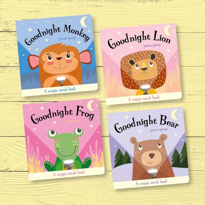หนังสือไฟฉาย Goodnight Series a magic torch book Flashlight Board Book ...